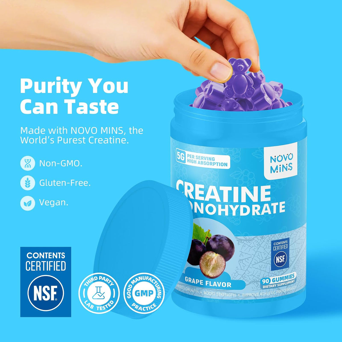 easy-to-take creatine supplement gummies