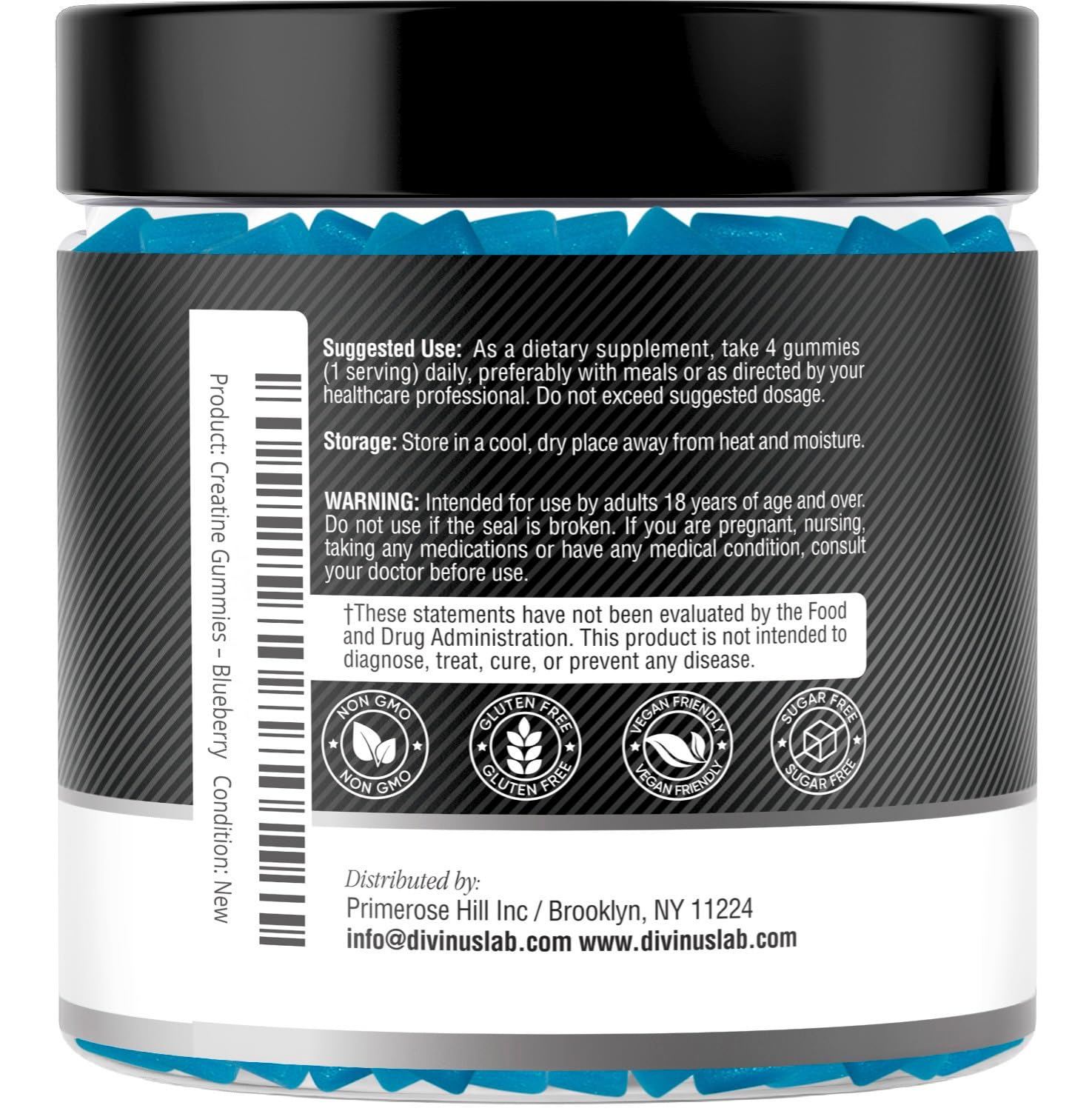 easy-to-take creatine supplement gummies