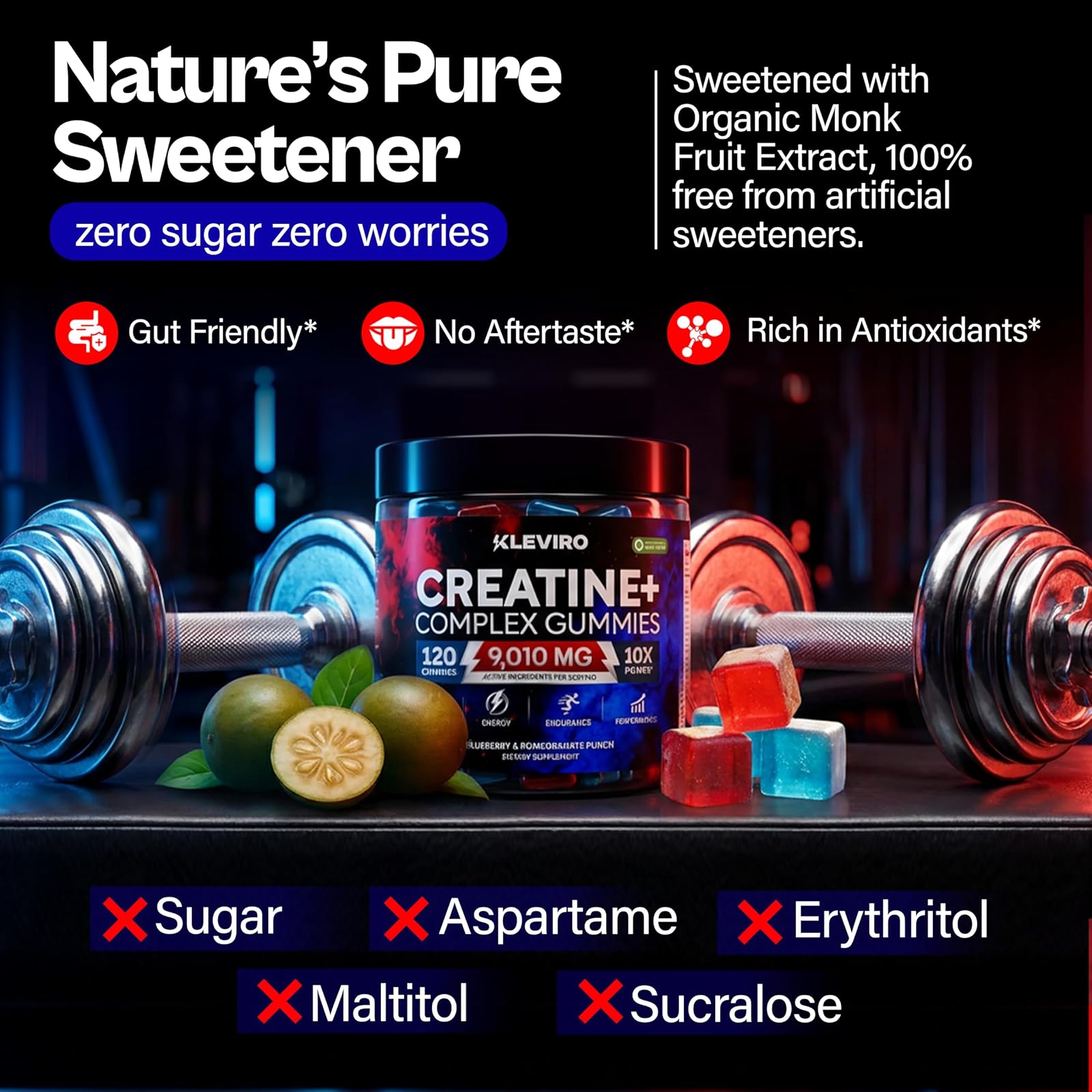 easy-to-take creatine supplement gummies