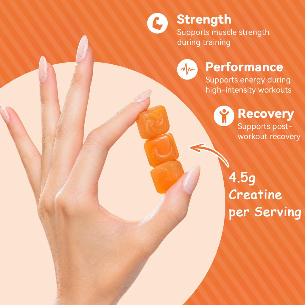 easy-to-take creatine supplement gummies