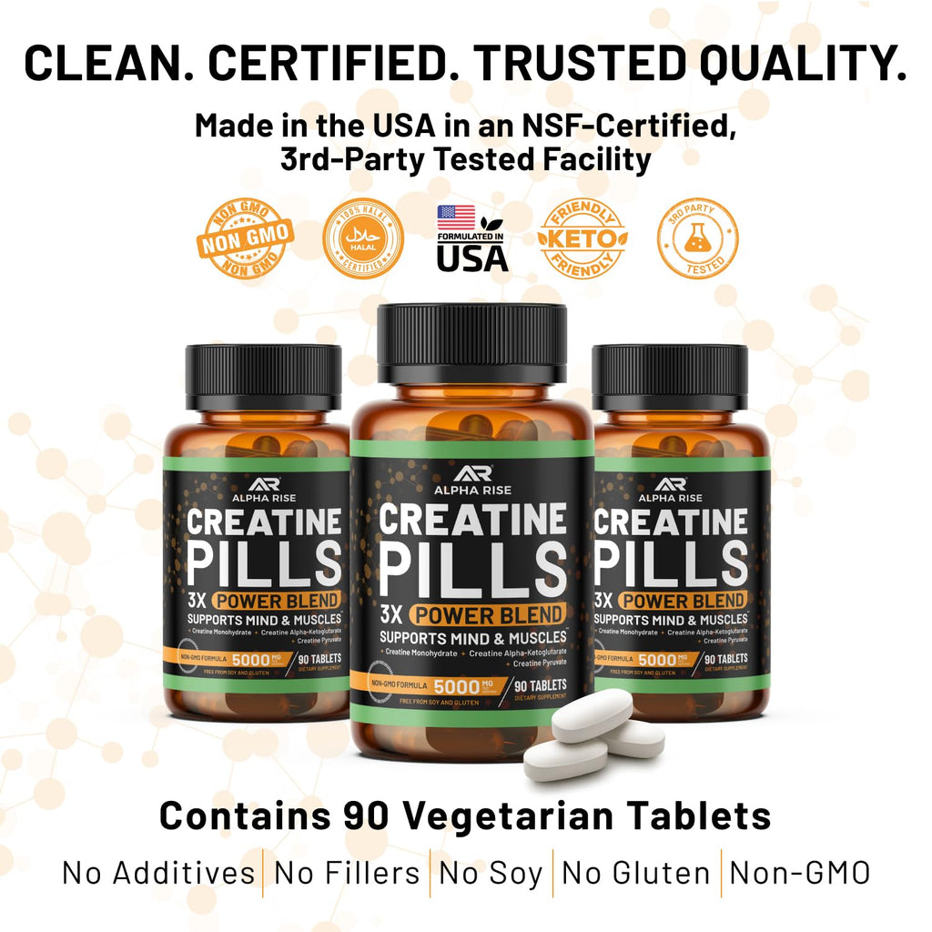 Easy-to-take creatine tablets for athletes