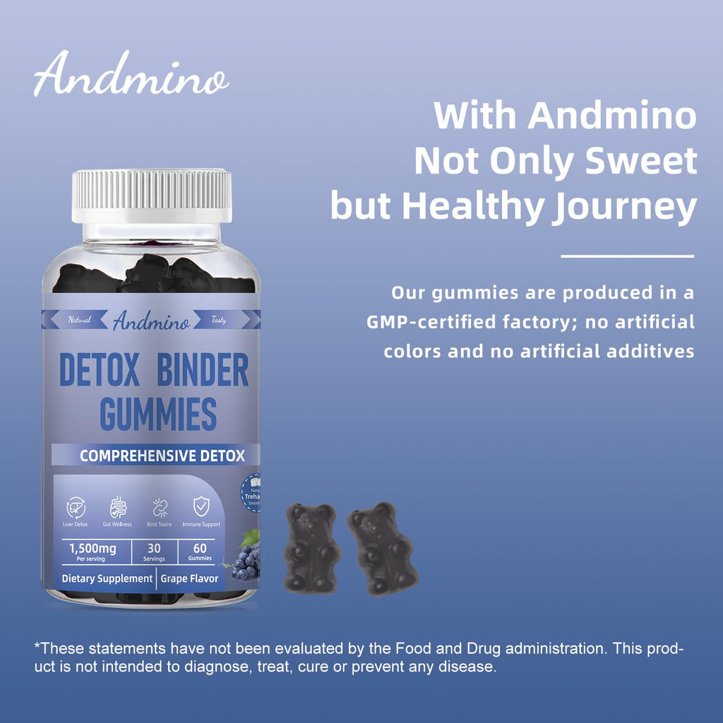 Easy-to-take detox gummies for wellness
