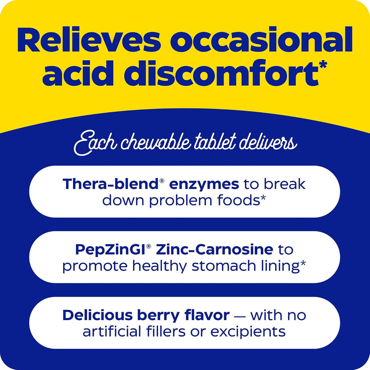 easy-to-take digestive enzyme tablets