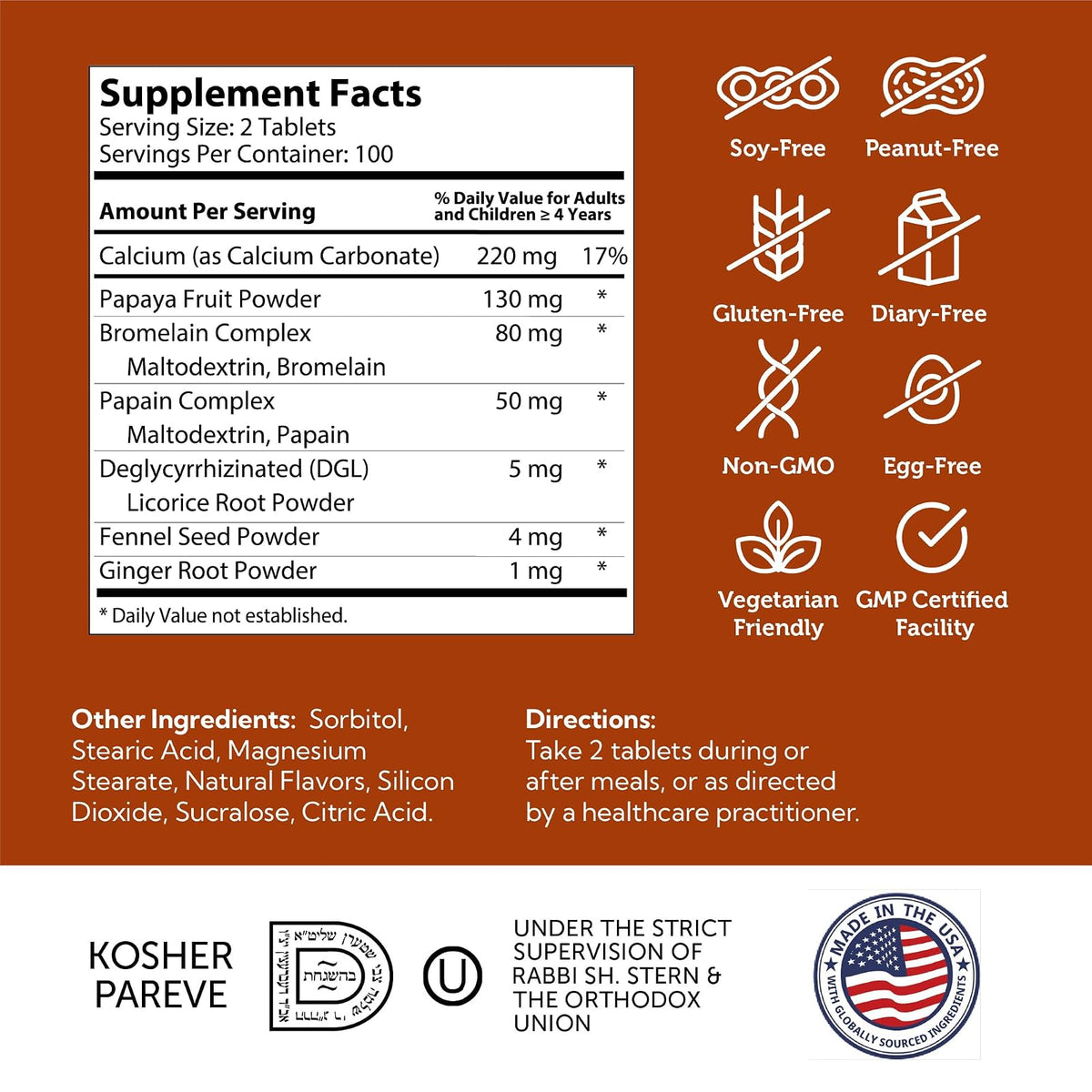 easy-to-take digestive enzymes tablets