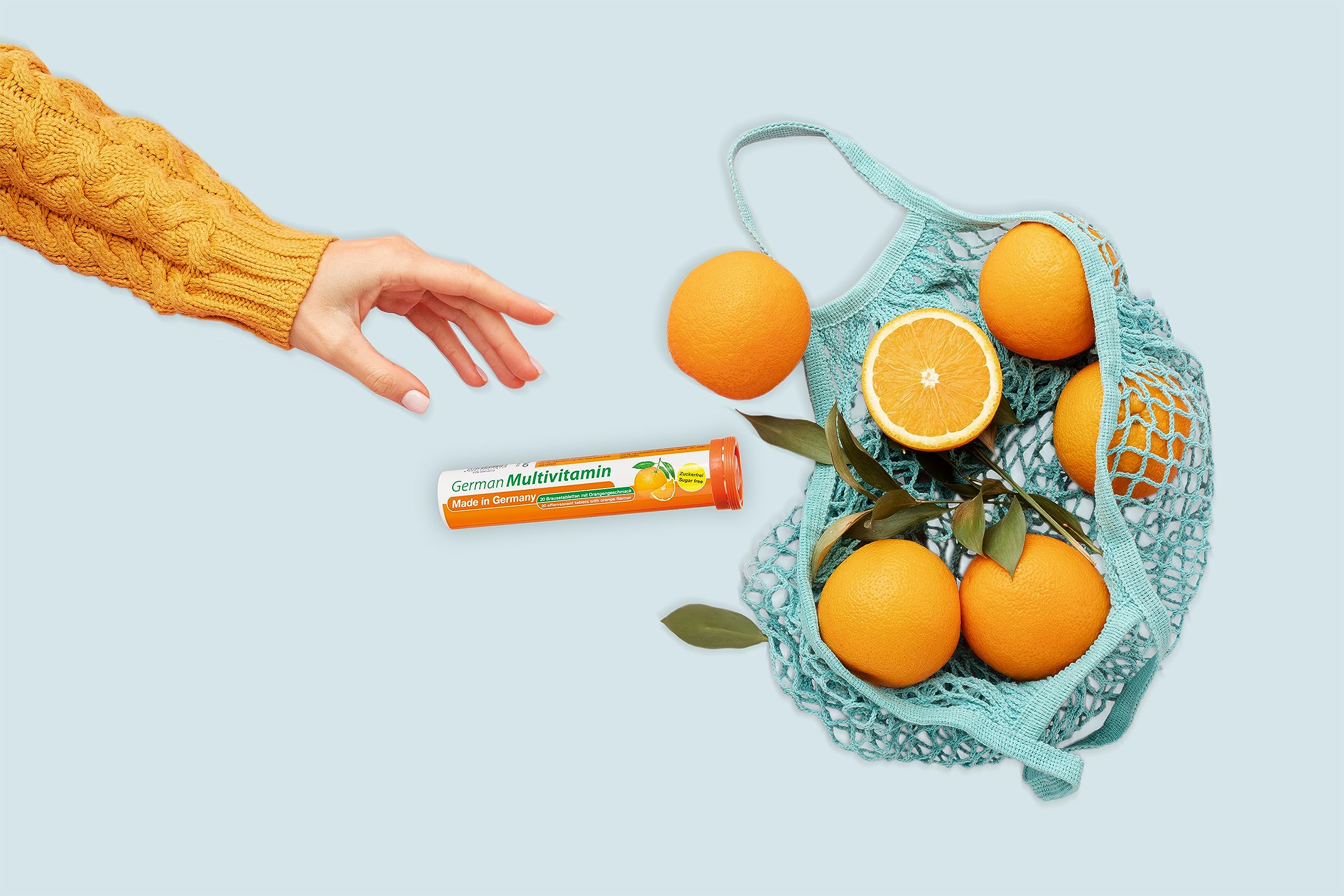 easy-to-take effervescent multivitamin tablets