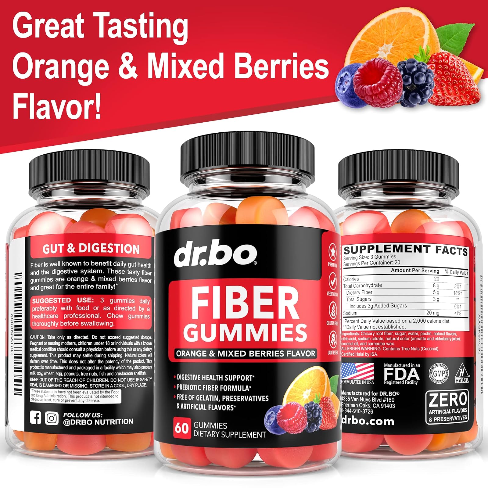 easy-to-take fiber supplement gummies