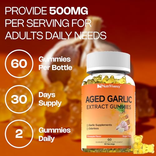 easy-to-take garlic gummies for vitality
