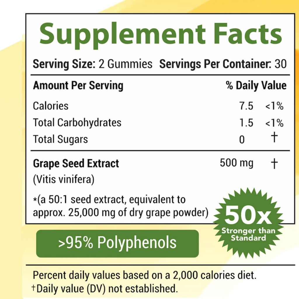easy-to-take grape seed supplements