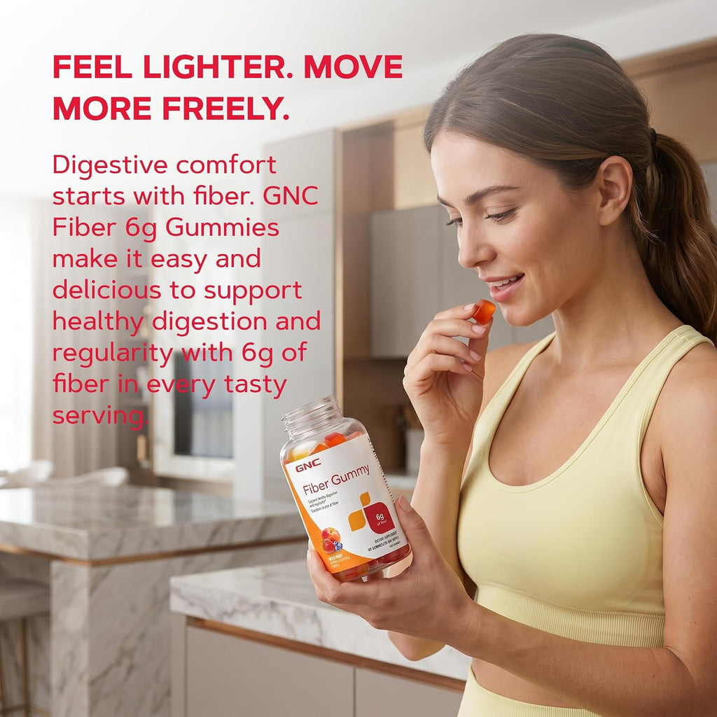 Easy-to-take gummy fiber supplement