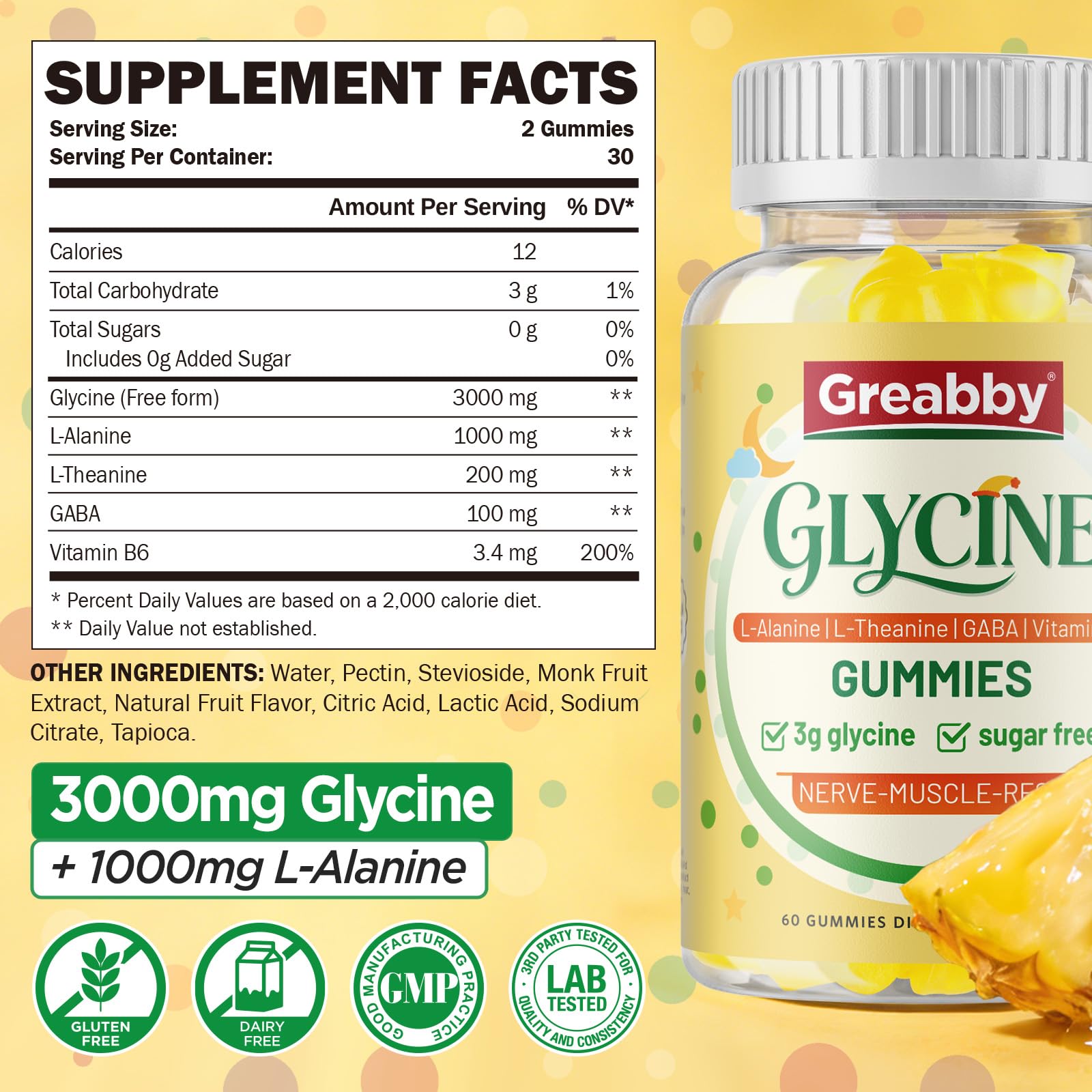 Easy-to-take gummy vitamins with Alanine