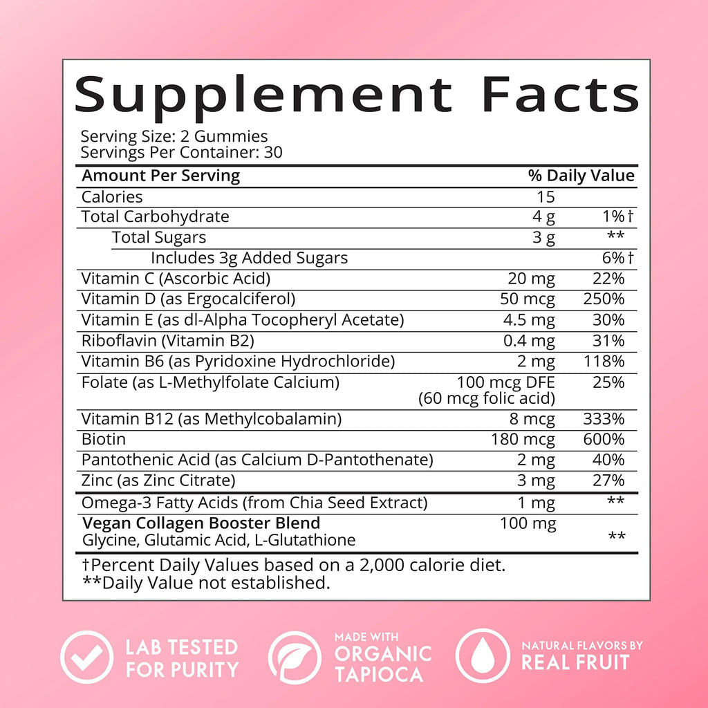 easy-to-take hair vitamin gummies
