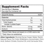easy to take hair vitamins gummies