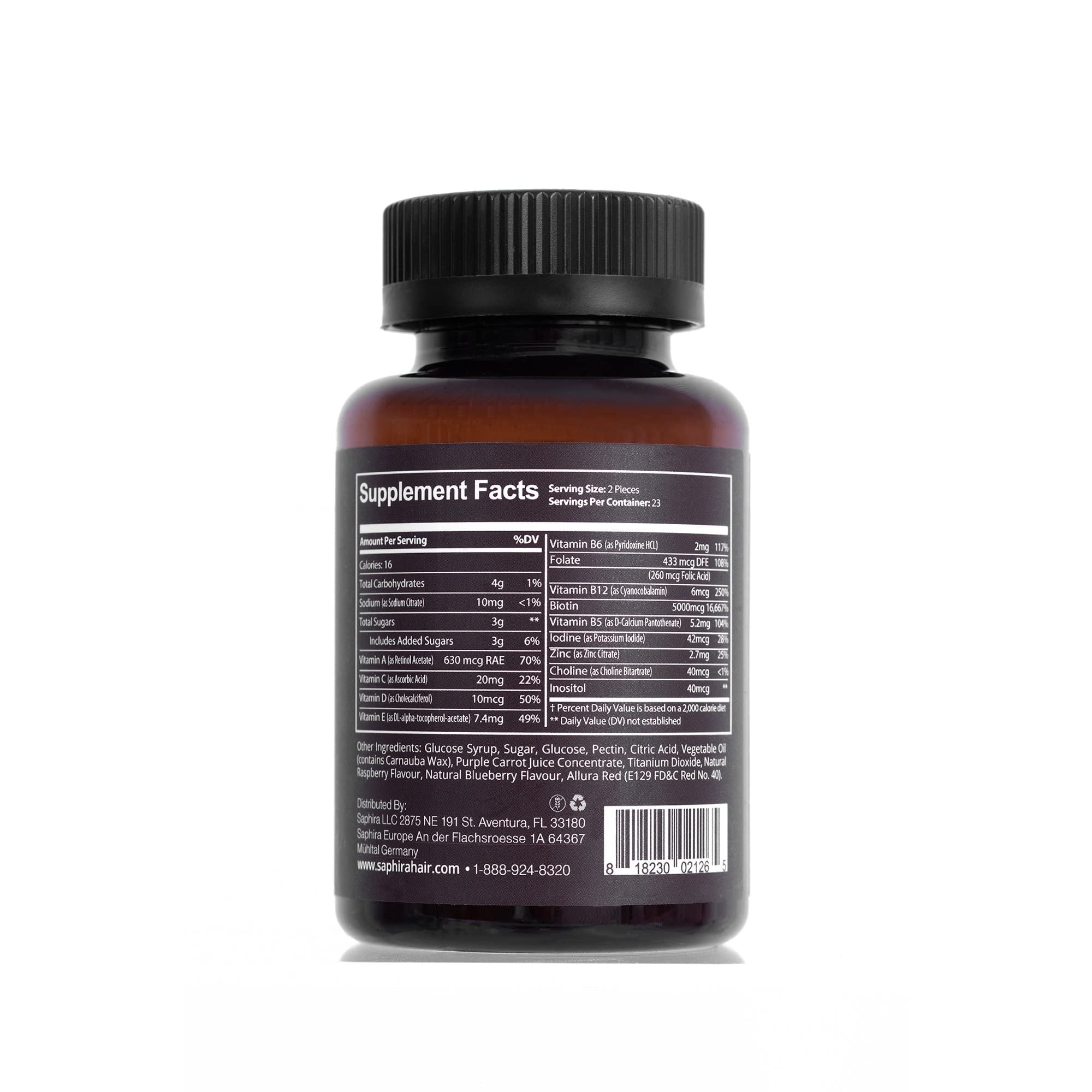 Easy-to-take hair vitamins