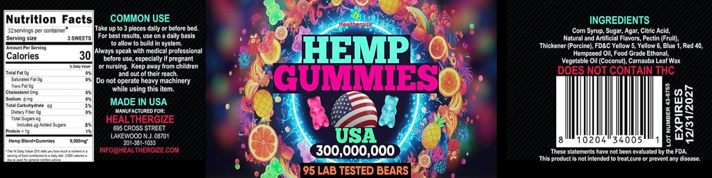 easy-to-take hemp gummies for nutrition