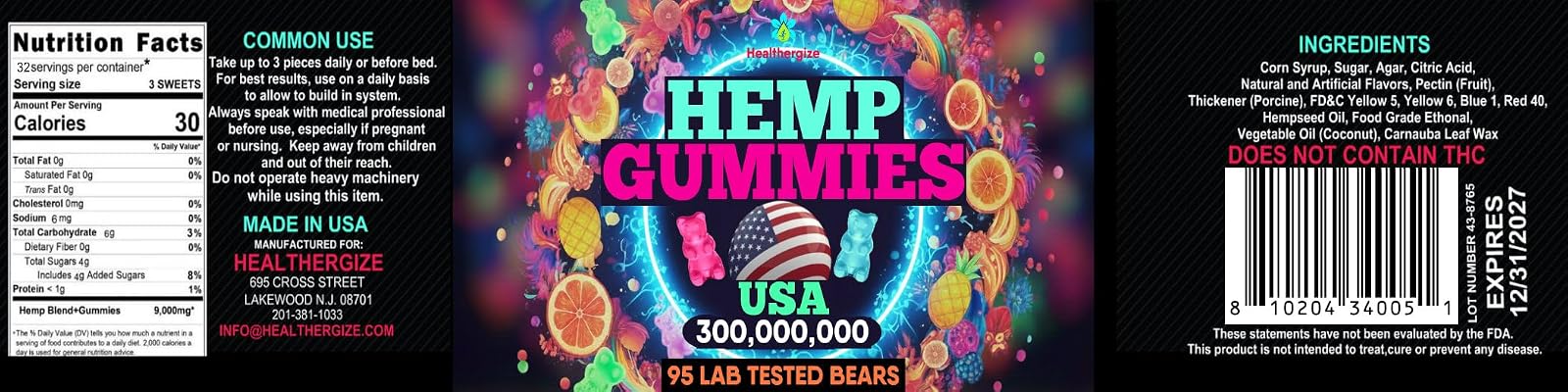easy-to-take hemp gummies for nutrition