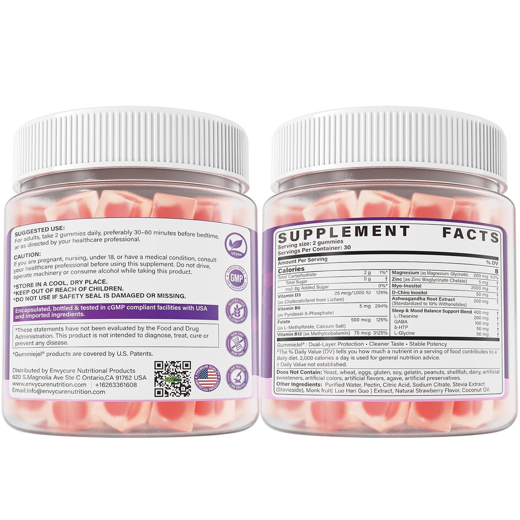 Easy-to-take inositol vitamin gummies