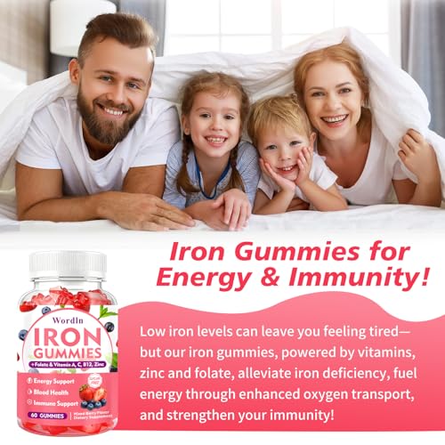 Easy-to-take iron energy gummies