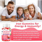 Easy-to-take iron energy gummies