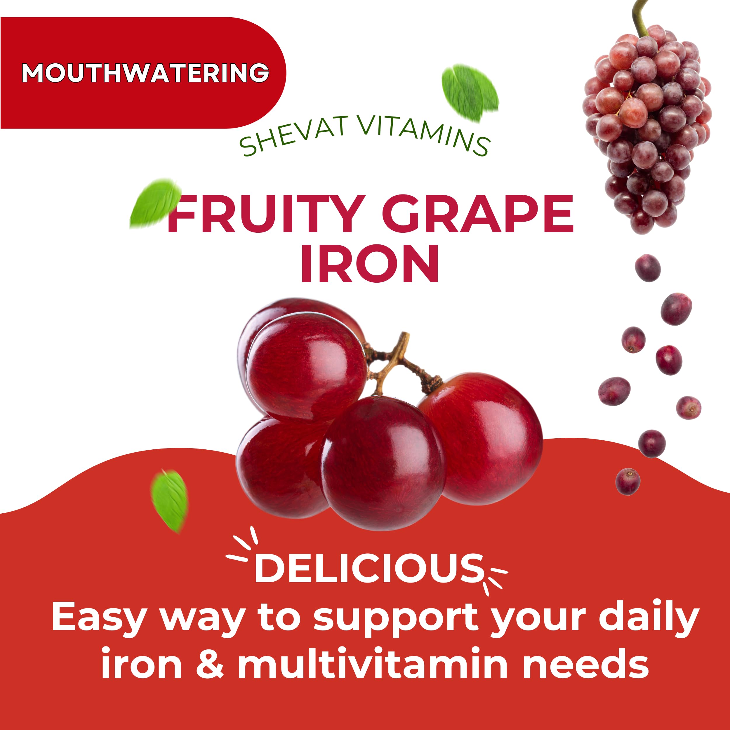 easy to take iron gummies