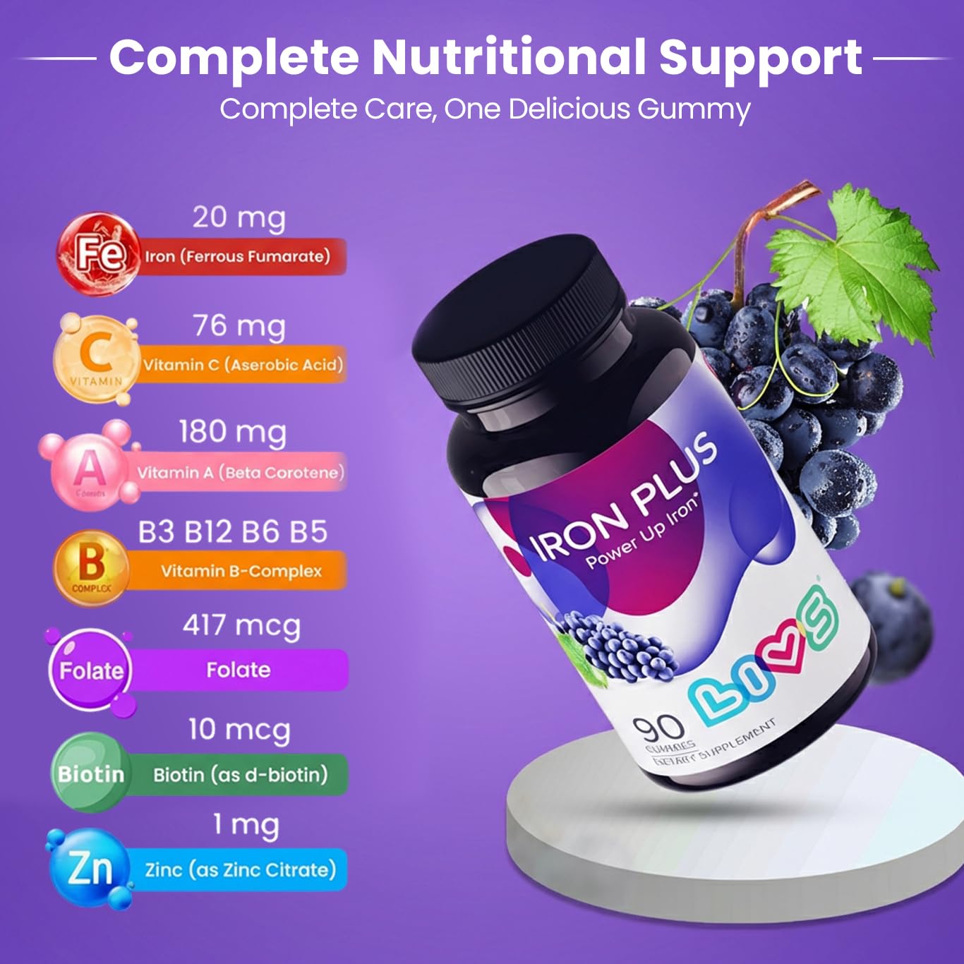 easy-to-take iron supplement for women