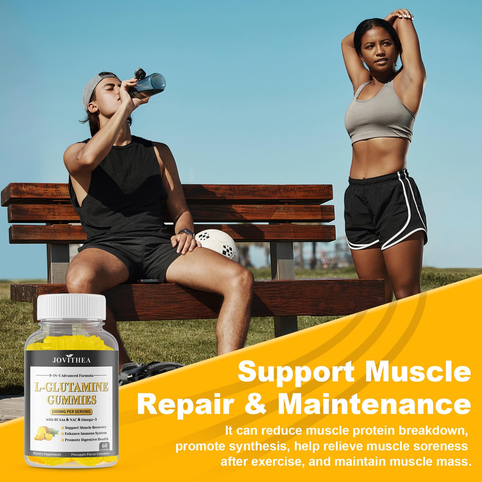easy-to-take l-glutamine gummies