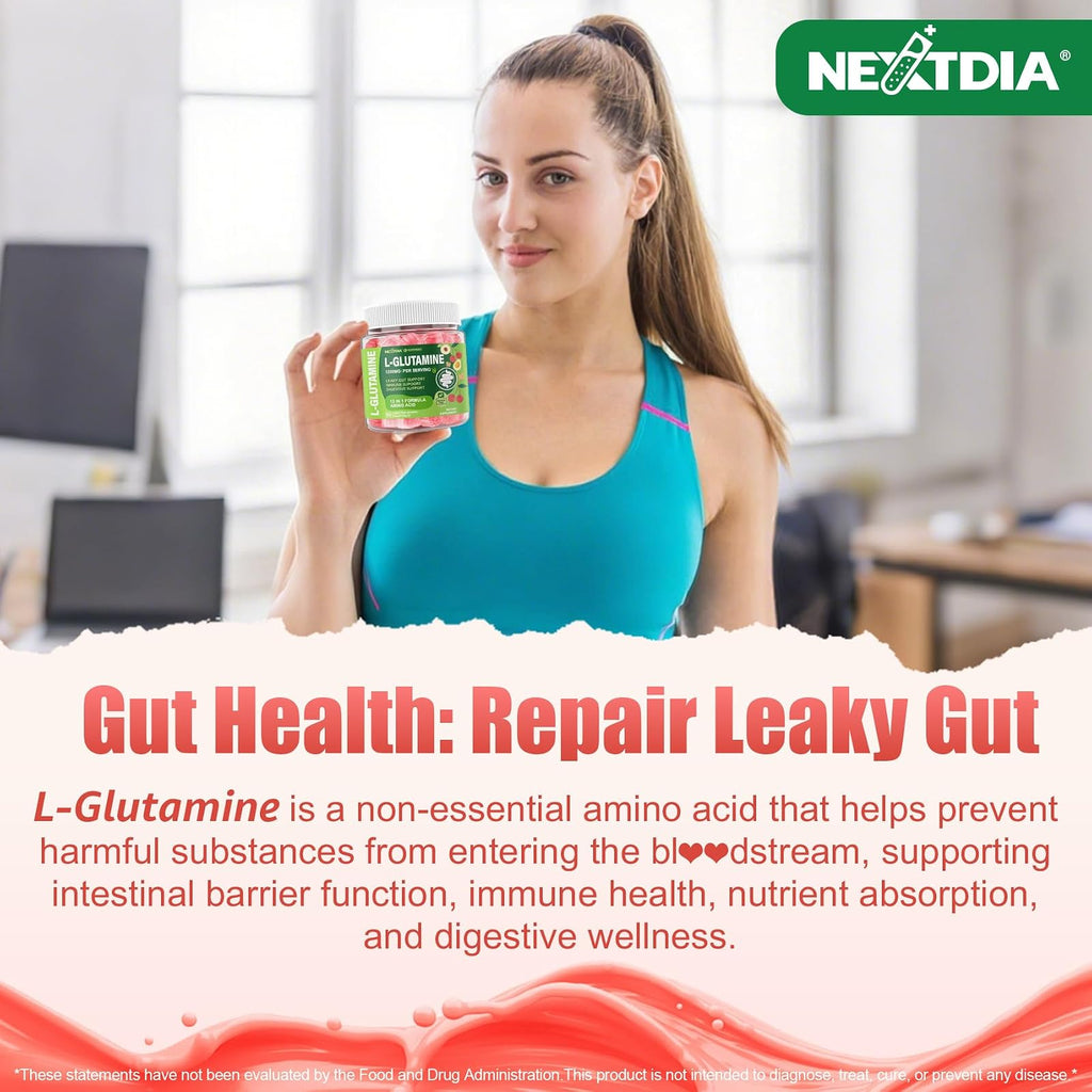 easy-to-take L-Glutamine gummy form