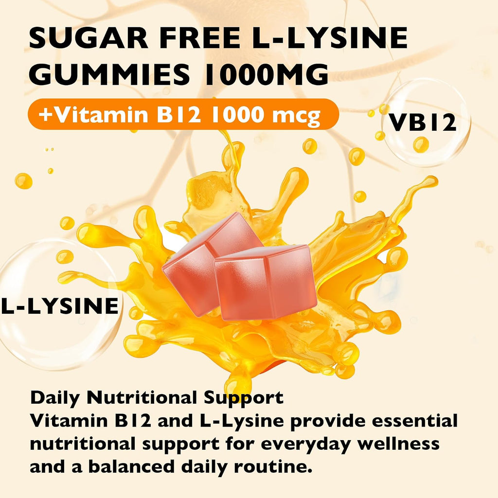 easy-to-take l-lysine gummies for wellness