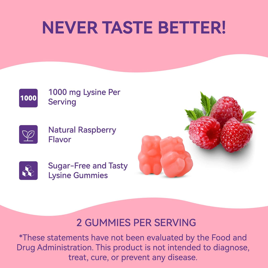 easy to take l-lysine gummies