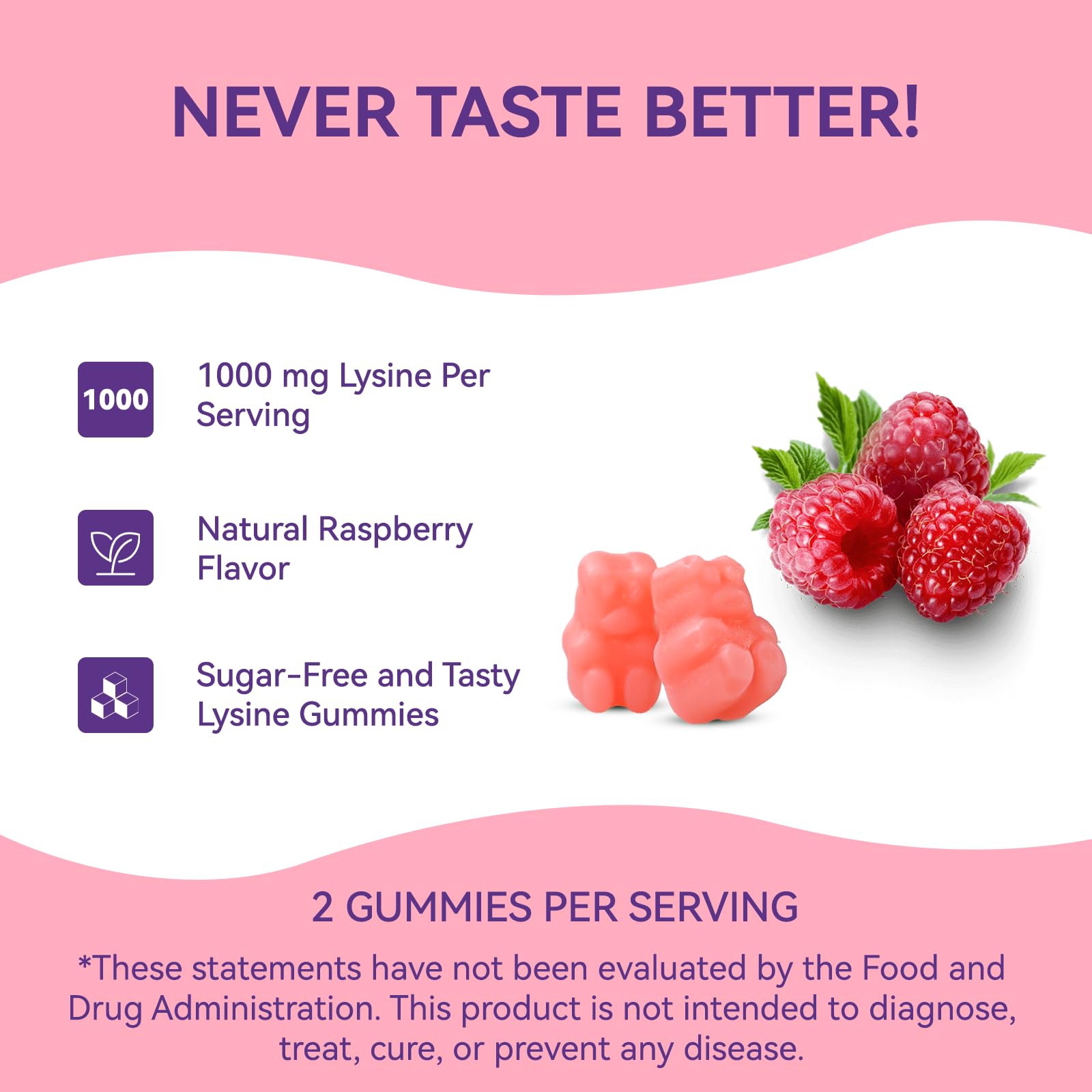 easy to take l-lysine gummies