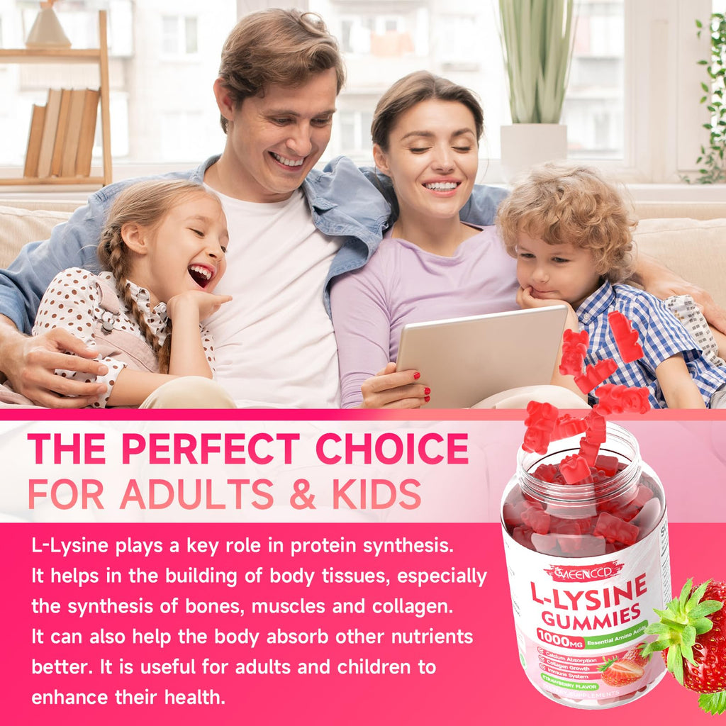 easy to take l-lysine gummies