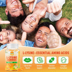 easy to take l-lysine gummy form