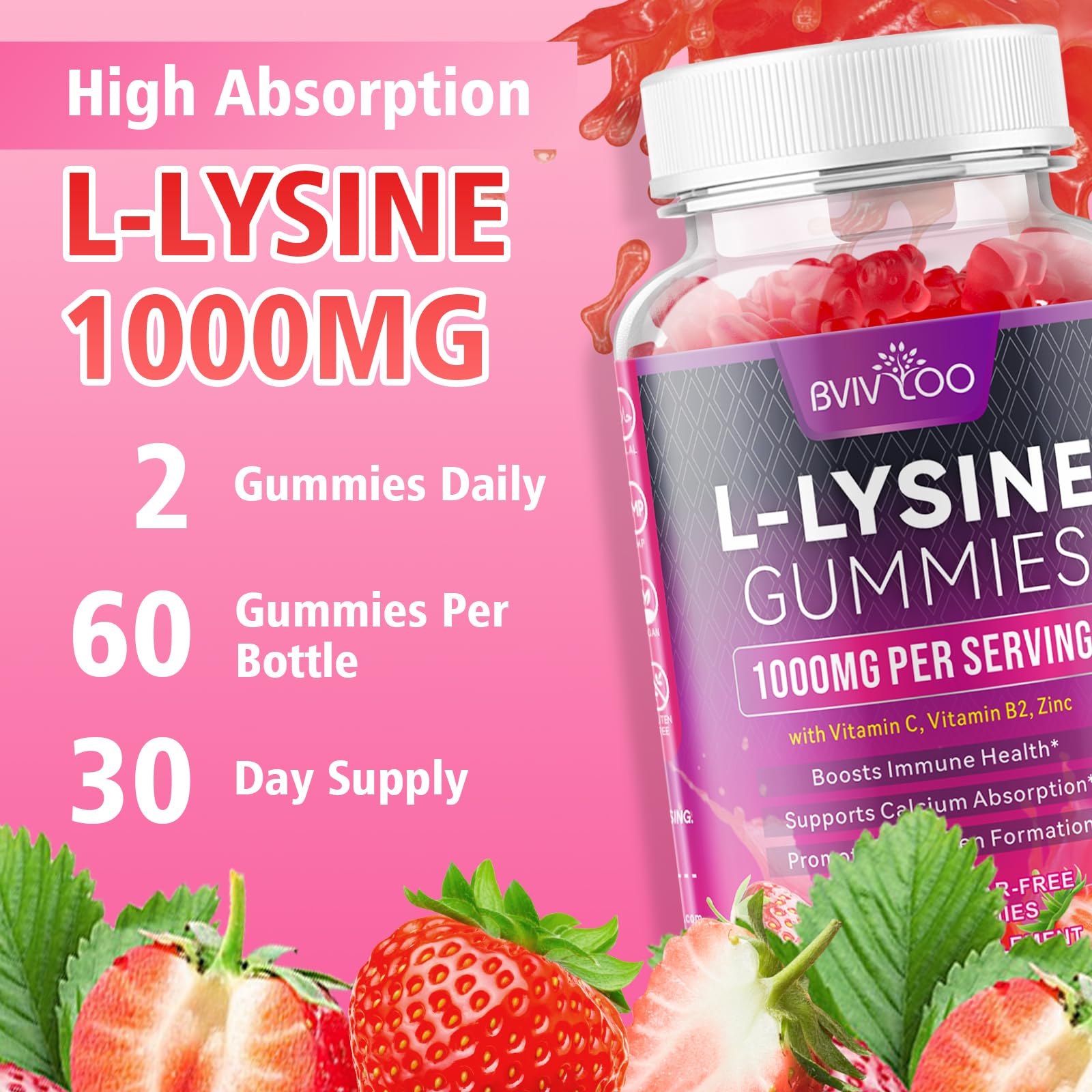 easy-to-take l-lysine gummy formula