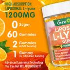 Easy-to-take L-Lysine gummy supplement