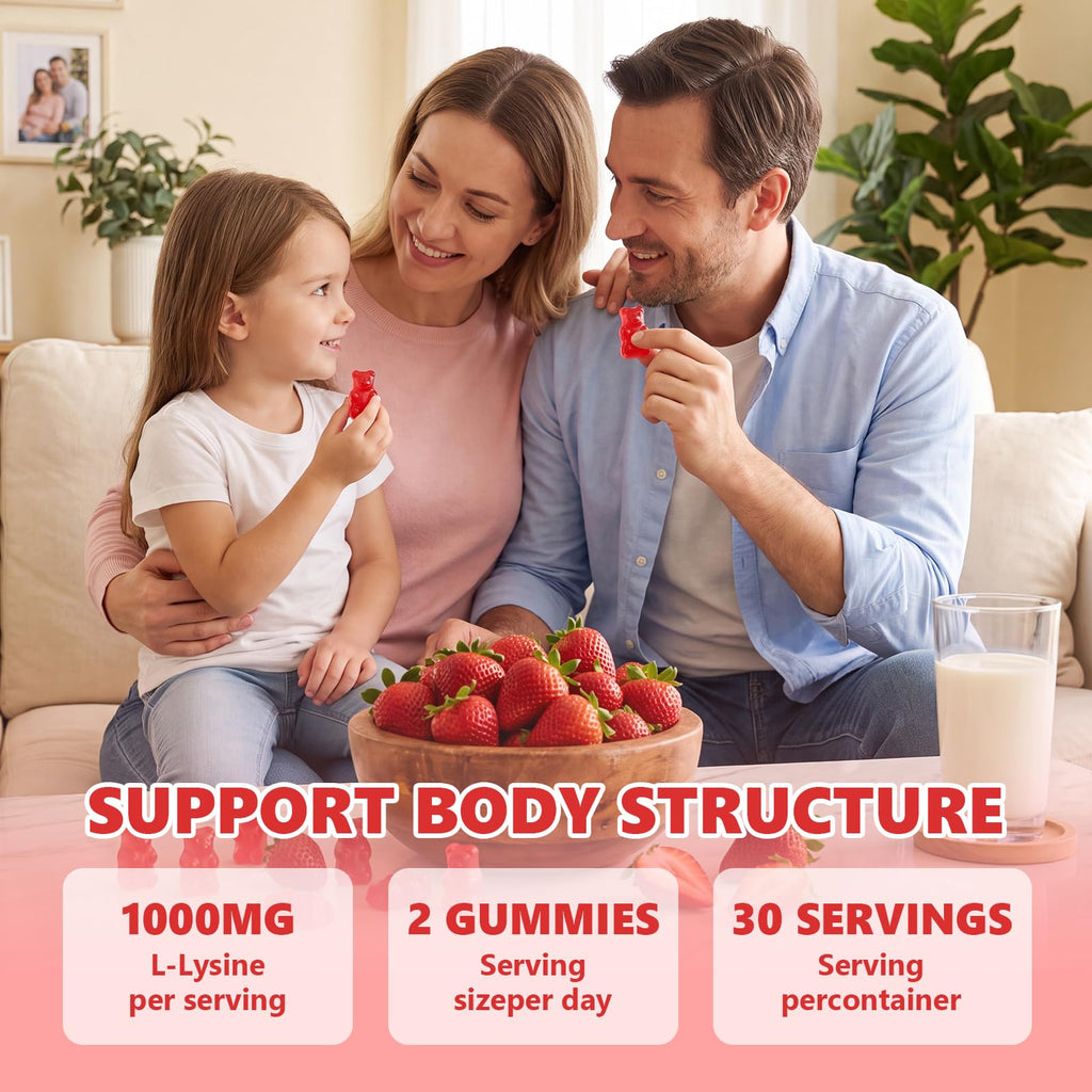 Easy-to-take L-Lysine gummy vitamins