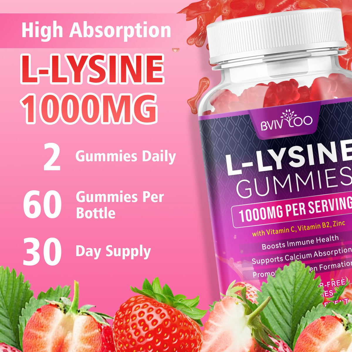 easy-to-take l-lysine gummy vitamins