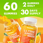 Easy-to-take L-Lysine gummy vitamins