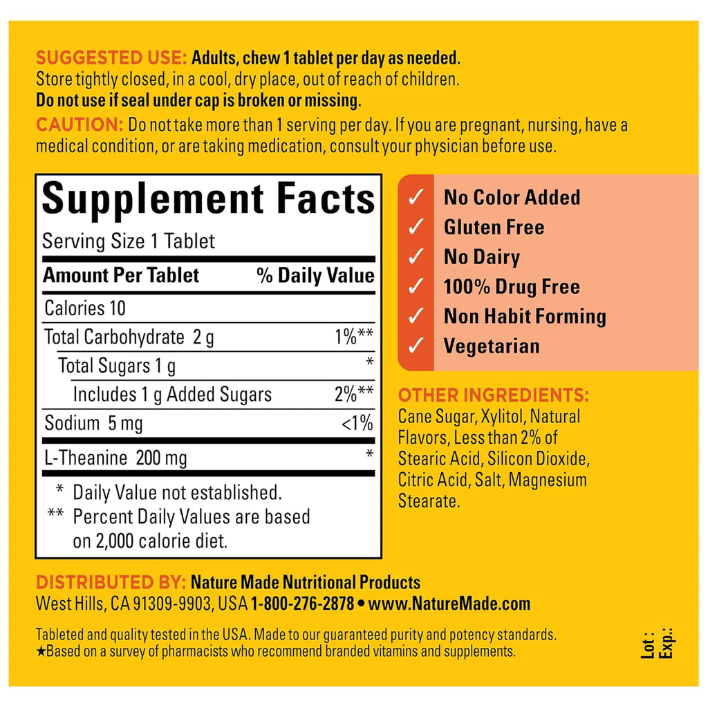 easy to take l-theanine chewables