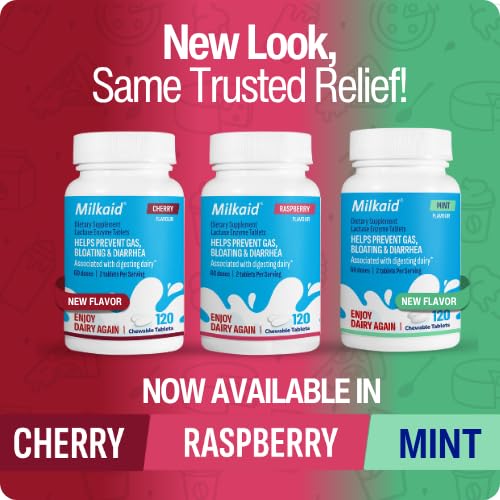 easy-to-take lactase chewable tablets