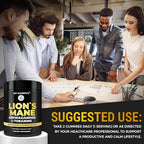 easy-to-take lion's mane supplements for energy