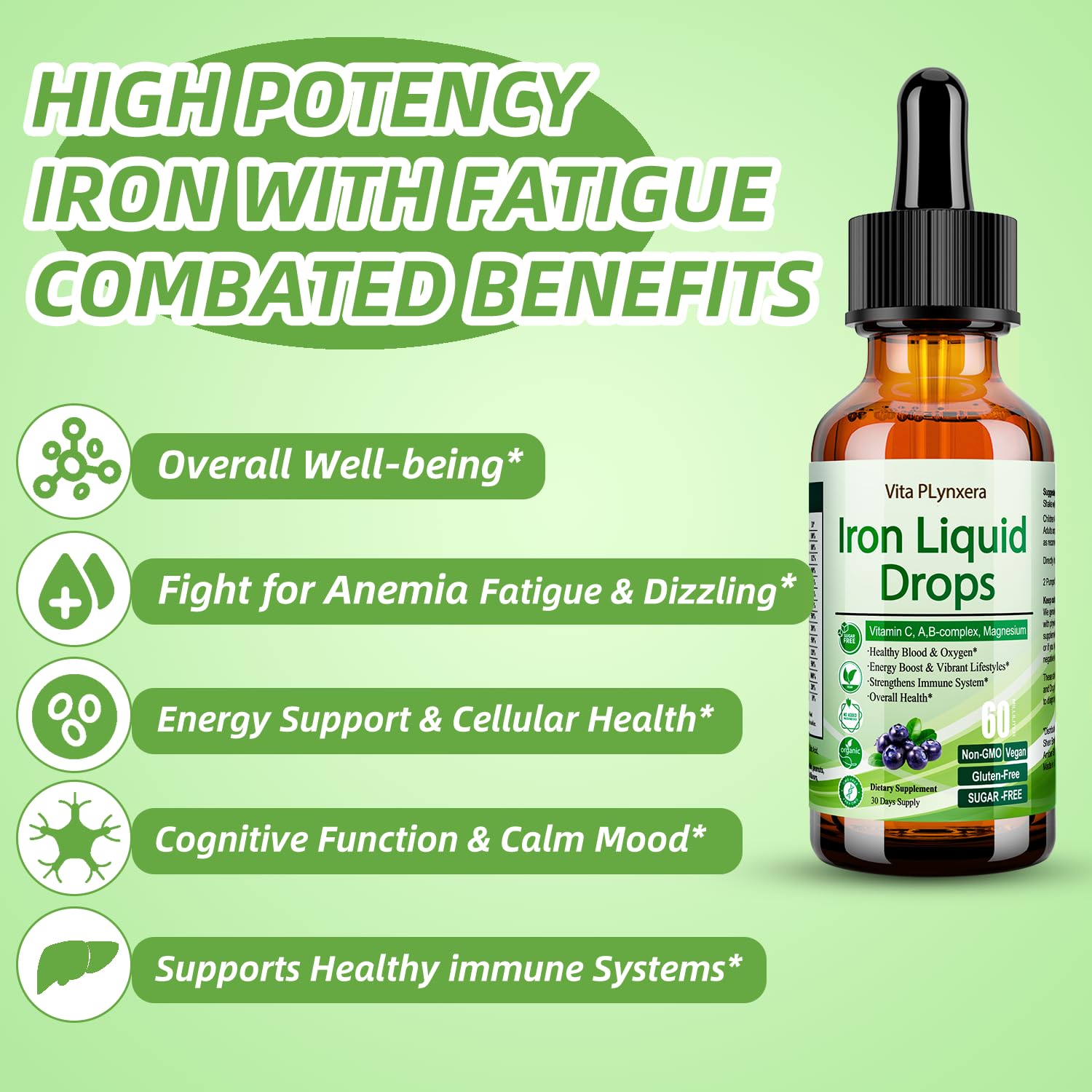 easy-to-take liquid iron formula