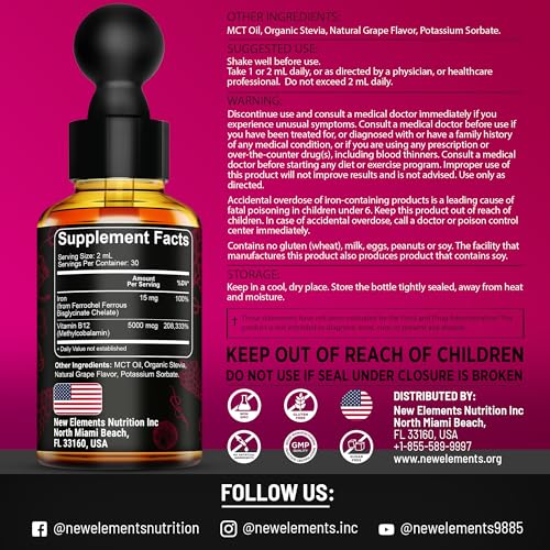 easy-to-take liquid iron formula