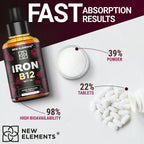 easy-to-take liquid iron formula