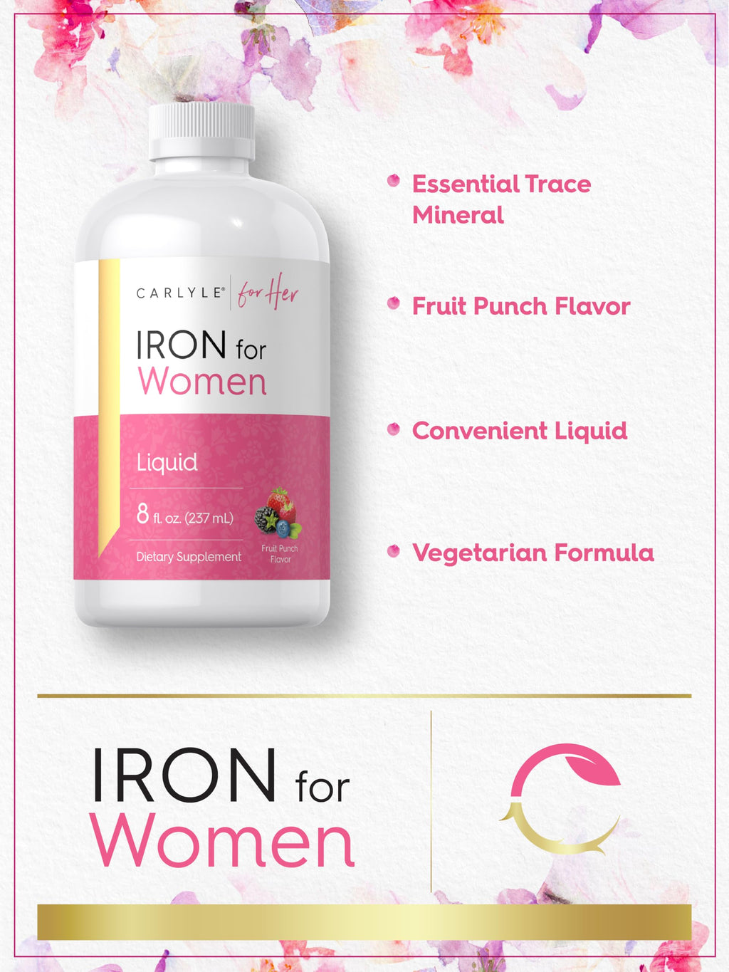 easy-to-take liquid iron supplement