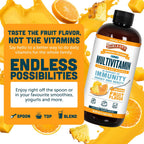 easy-to-take liquid multivitamin supplement