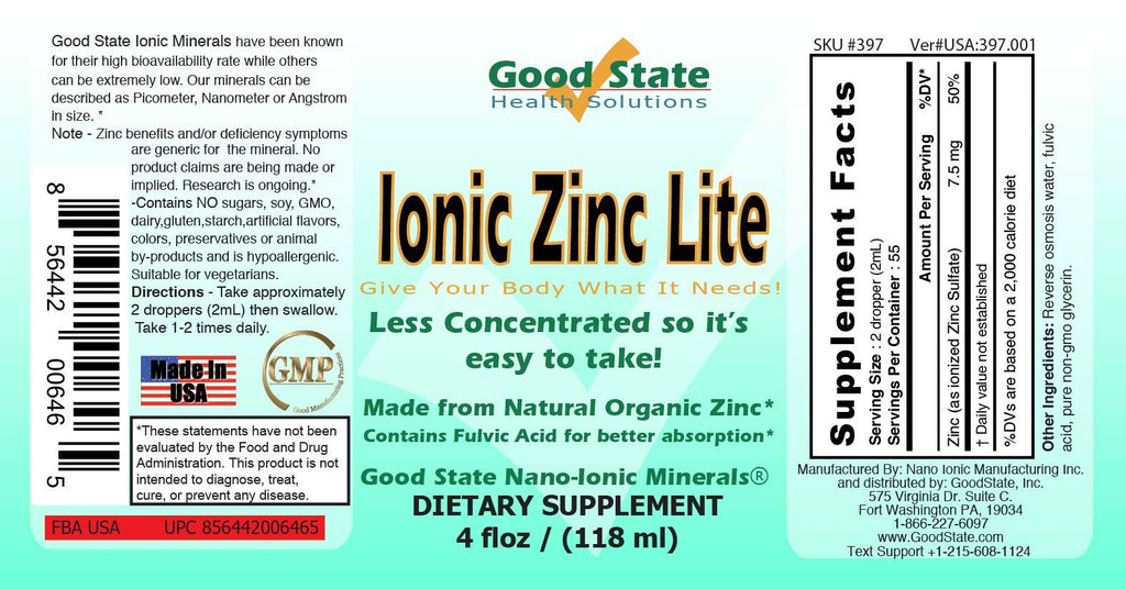 easy-to-take liquid zinc formula
