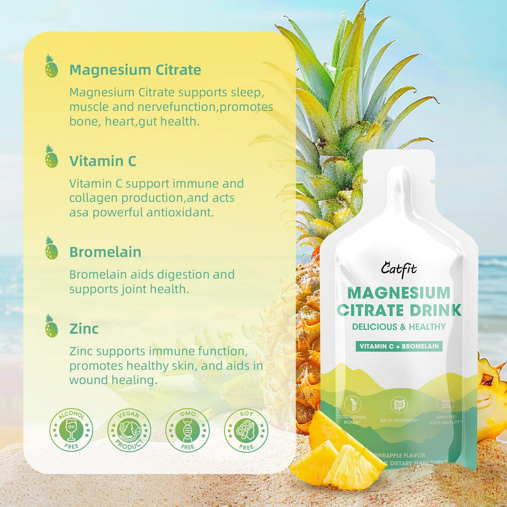 Easy-to-take magnesium drink for energy