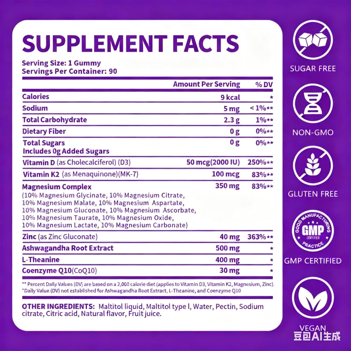easy-to-take magnesium gummies for adults