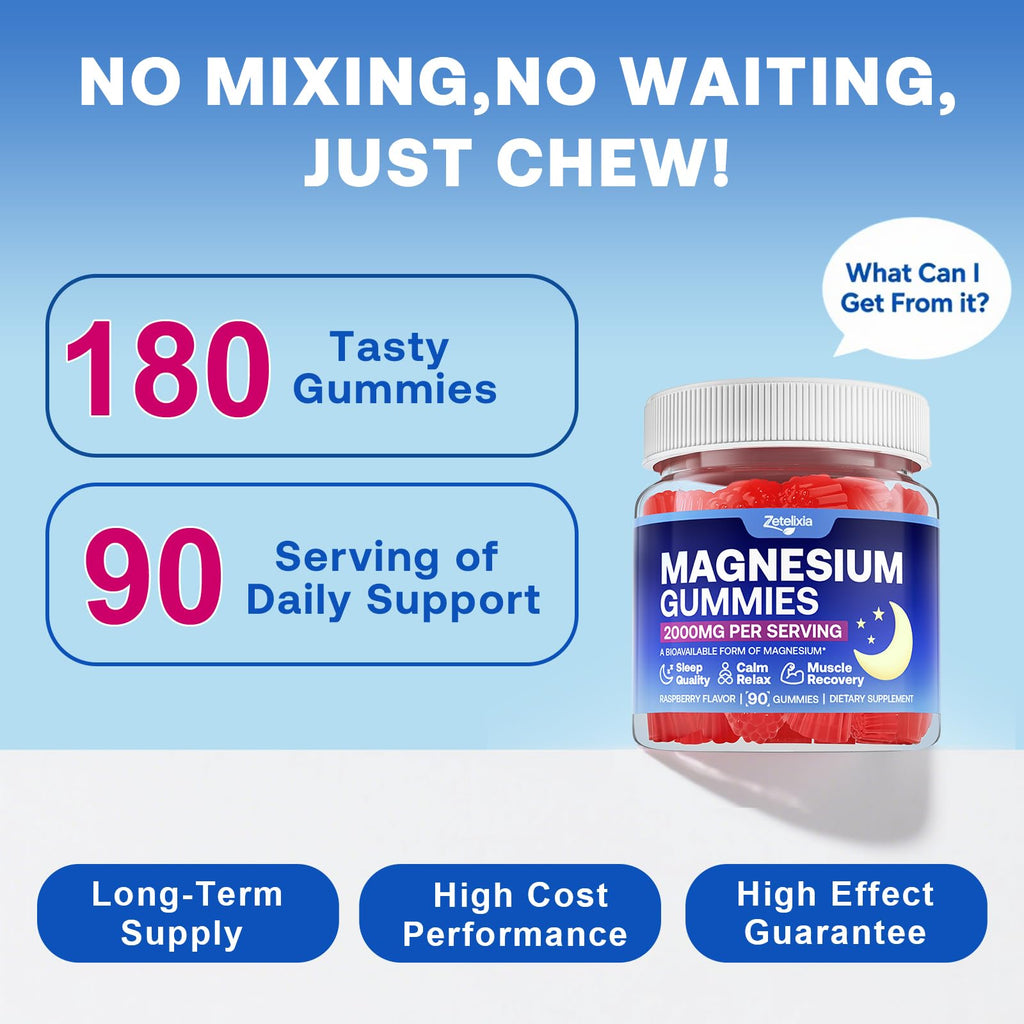 easy-to-take magnesium gummies for adults