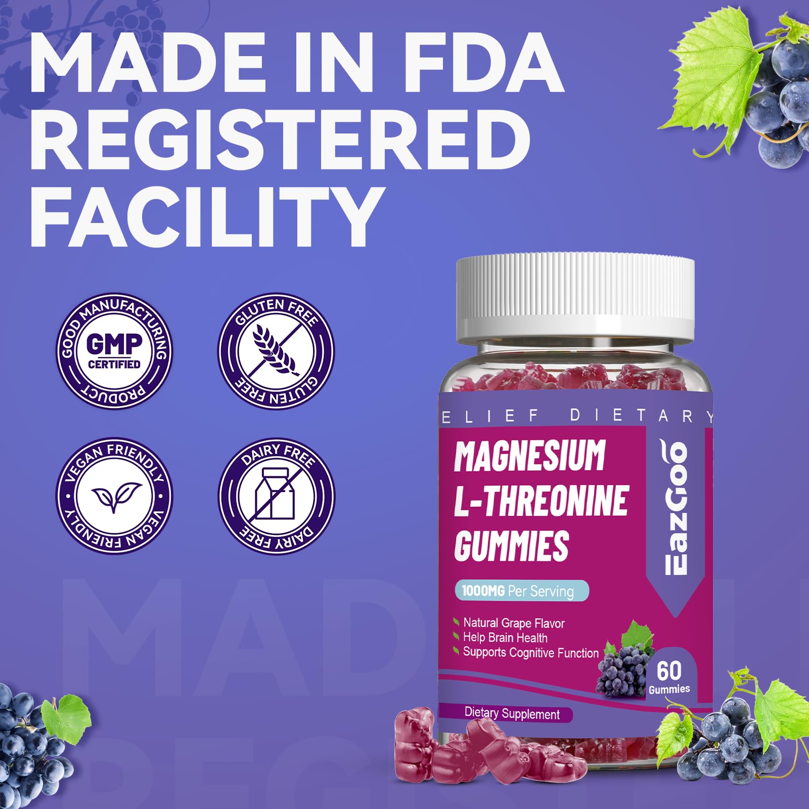 Easy-to-take magnesium gummies for adults