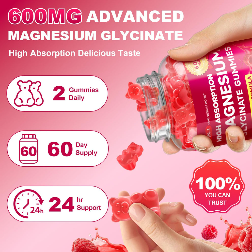 Easy-to-take magnesium gummies for adults